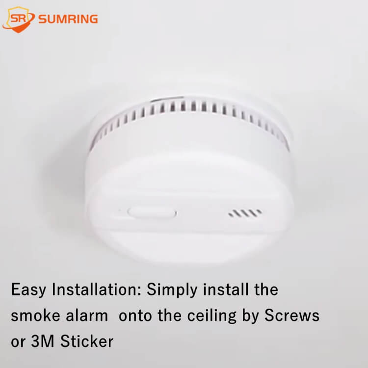 Optical Smoke Alarm Photoelectric Smoke Detector Alarm